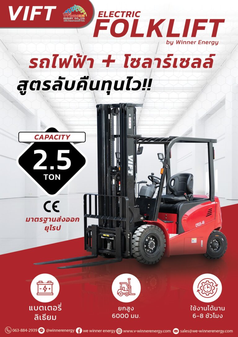 VIFT Electric Forklift – Cost Saving, Eco-Friendly, and Green Industry ...